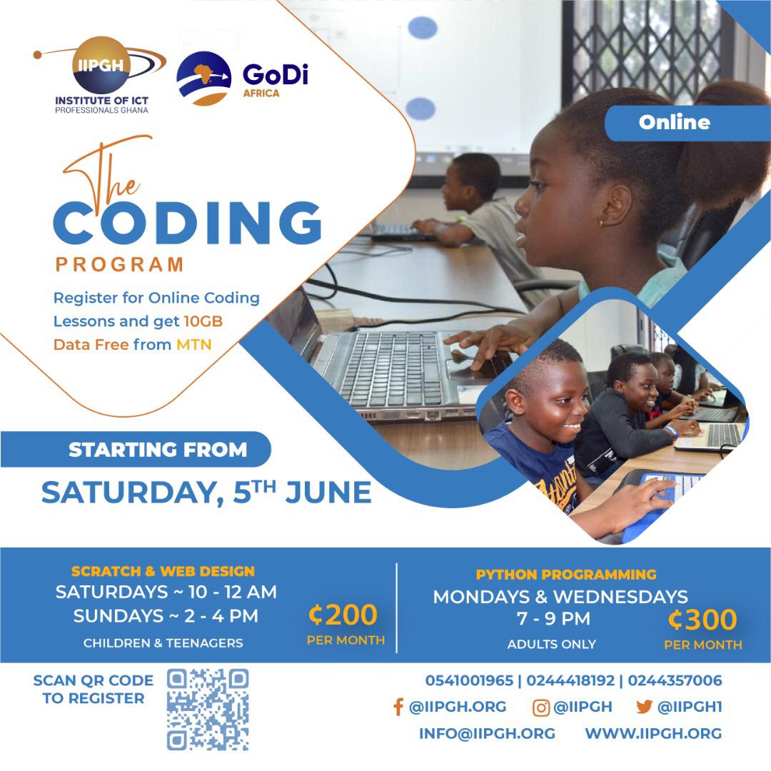 INSTITUTE OF ICT PROFESSIONALS GHANA - IIPGH - The coding project 2021 ...